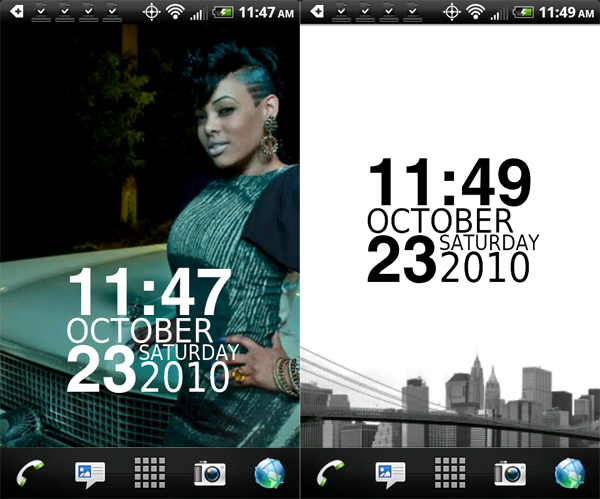 Meet Clockr: Replace The Clock On Your Android Phone With Pure Text : r ...